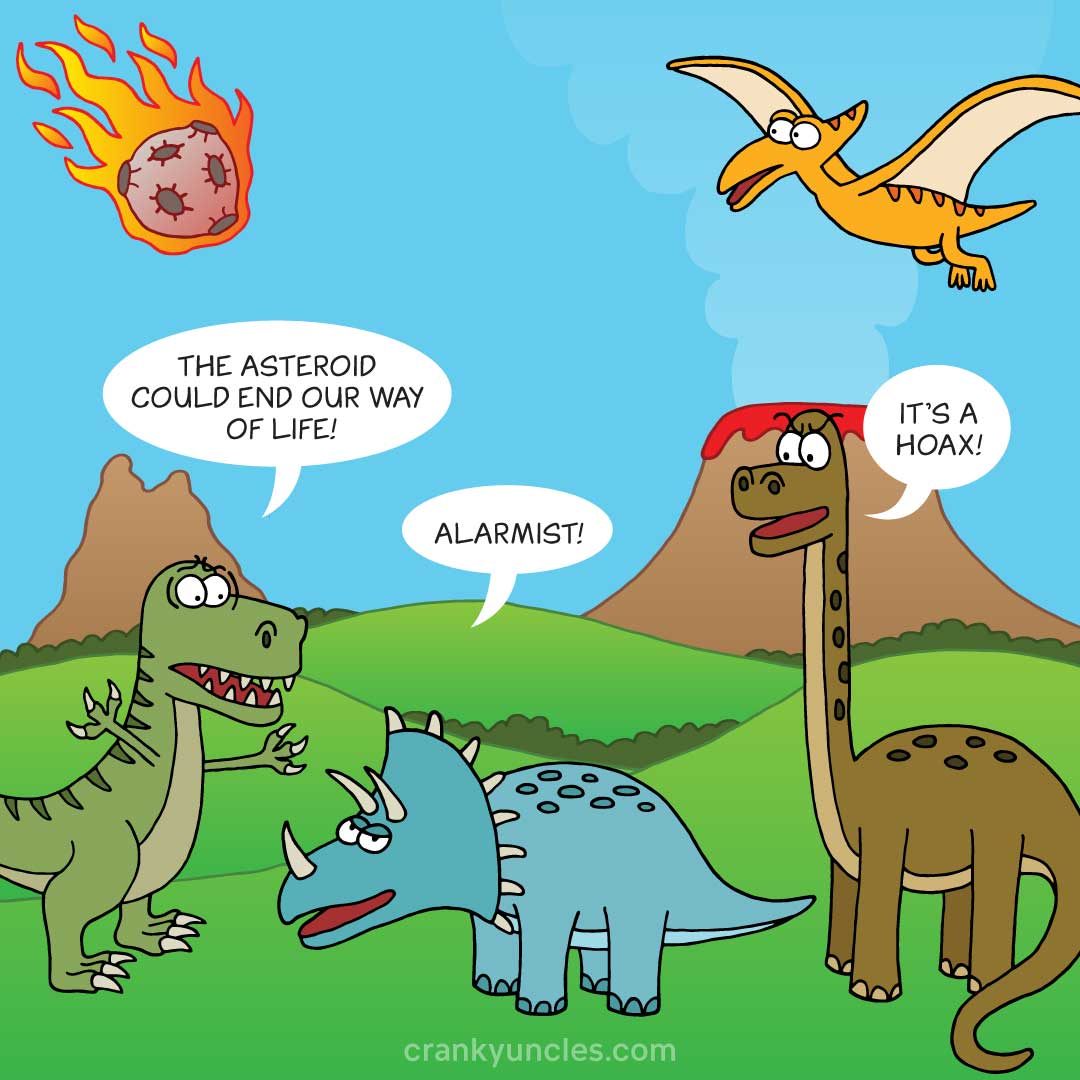 Cranky Cartoon EN Dinosaurs And The Asteroid Cranky Cartoon EN Dinosaurs And The Asteroid